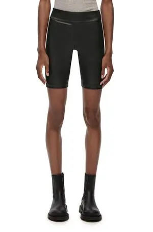 Loewe Stretch Cycling Shorts In Nappa Leather