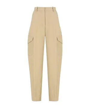 Givenchy Cargo Detailed Trousers - Beige