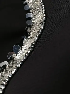 Prada Embellished Collar Babydoll Dress