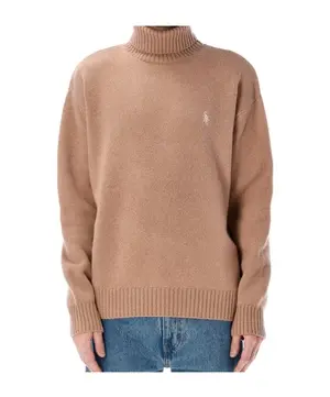 SPORTY  RICH Sporty & Rich Turtleneck Sweater With Embroidered Logo