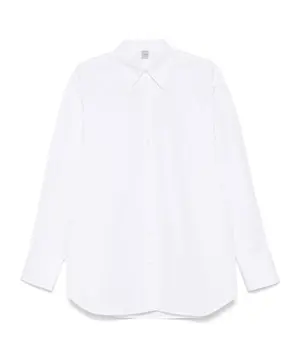 TOTEME Curved Hem Raglan-sleeved Shirt - No