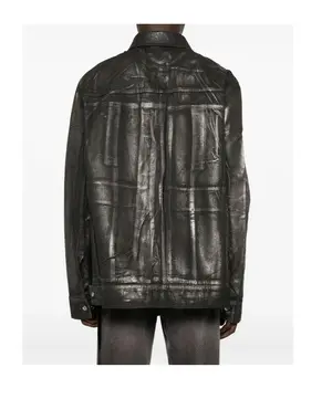 Rick Owens Strapped Jumbo Denim Jacket
