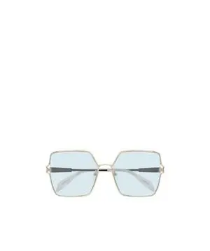 Alexander McQueen Logo Sunglasses - Blue