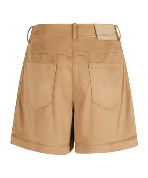 ERMANNO FIRENZE Pleated Shorts With Patch Pockets