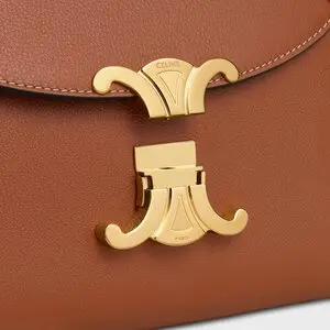 Celine Teen Nino Bag In Supple Grained Calfskin - Tan