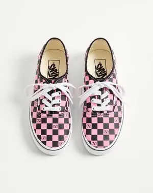 Valentino Garavani X Vans Checkerboard Lace-up Sneakers - Multicolor