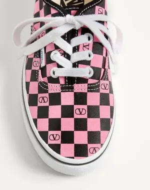 Valentino Garavani X Vans Checkerboard Lace-up Sneakers - Multicolor