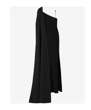 Roland Mouret Embellished Asymmetric Gown