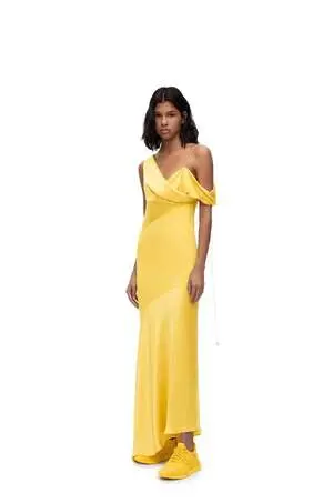 Loewe Asymmetrical Sleeveless Maxi Dress
