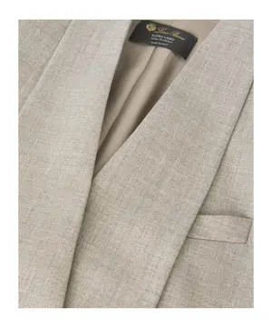 Loro Piana Long-sleeved Suit Coat With Welt Pockets