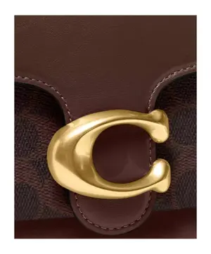 COACH Signature Hardware Shoulder Bag - B4/maple Maple