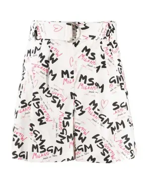 Msgm Printed Shorts For Women