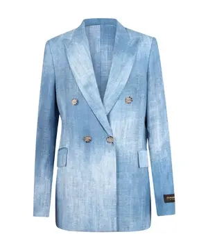 Ermanno Firenze Notched Lapel Blazers For Women