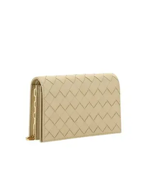 Bottega Veneta Mini Knitted Crossbody Bag - Oat