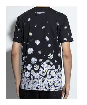 Moschino Floral Printed Crewneck T-shirt