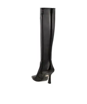 STUART WEITZMAN Vinnie Leather Knee High Boots - Black