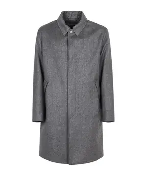 Canali Zip-front Wool Coat