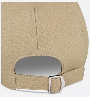 Dior Embroidered Ribbon Cap - Beige
