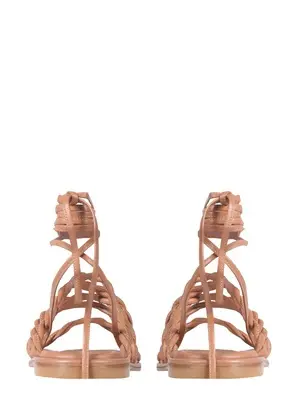 STUART WEITZMAN Braided Strappy Sandals