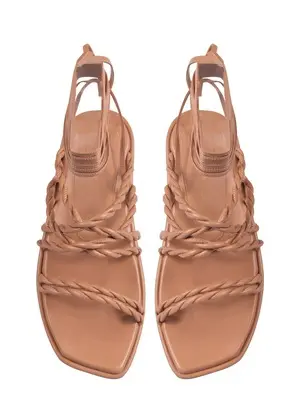 STUART WEITZMAN Braided Strappy Sandals