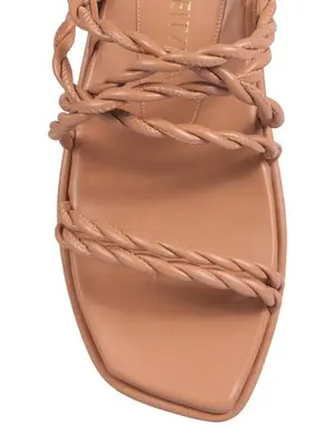 STUART WEITZMAN Braided Strappy Sandals