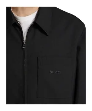 Gucci Twill Zip Overshirt