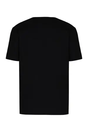 Zegna Crew Neck Cotton T-shirt - Black