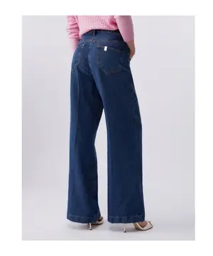 Liu Jo High-waist Flared Jeans With Embellished Belt Loops - Blue