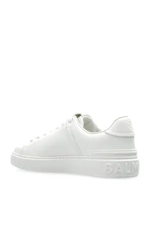 Balmain B Court Sport Lace-up Sneakers - White