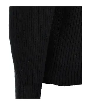 JIL SANDER Crewneck Puff Sleeve Knit Pullover