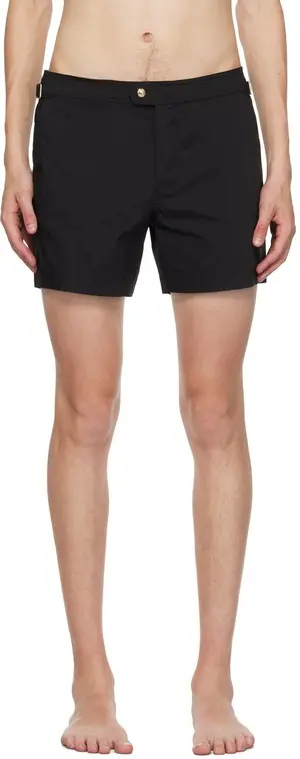 TOM FORD Mid-rise Buckled Swim Shorts