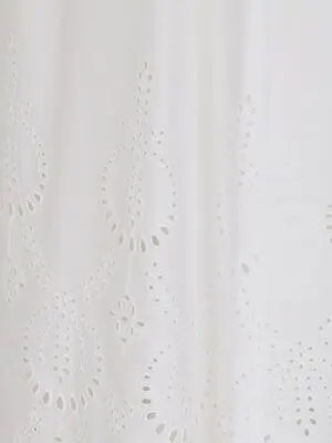P.a.r.o.s.h Eyelet A-line Midi Skirt