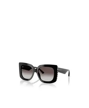 JIMMY CHOO Butterfly Frame Sunglasses - Black