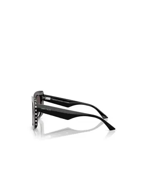 JIMMY CHOO Butterfly Frame Sunglasses - Black
