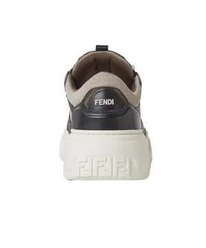 Fendi Leather Low-top Sneakers - White