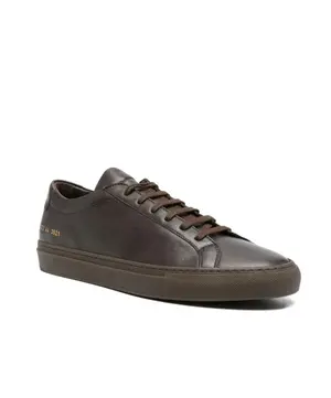 COMMON PROJECTS Round Toe Lace-up Sneakers - Black