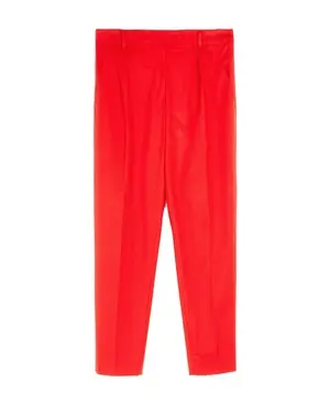 Max Mara Stretch Cotton Gabardine Pipe Pants