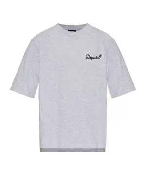 Dsquared2 Logo Embroidered Crewneck T-shirt