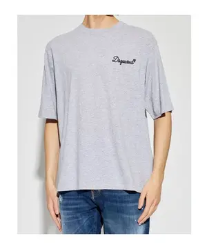 Dsquared2 Logo Embroidered Crewneck T-shirt