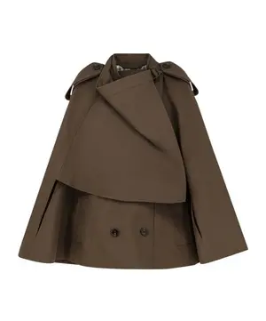 Burberry Double Breasted Trench Jacket