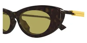 Bottega Veneta Cat Eye Tortoiseshell Full Rim Sunglasses