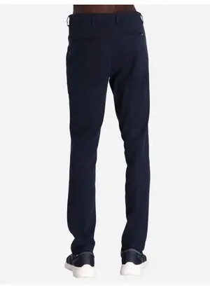 Hugo Boss Straight-leg Trousers With Logo Detail - Black