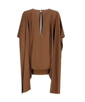 Blumarine Draped Keyhole Top