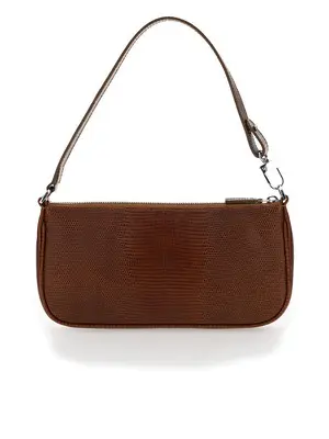 By Far Logo Handbag - Brown