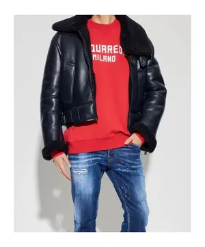Dsquared2 Milano Cool Fit Crewneck Sweatshirt - Red
