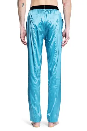 TOM FORD Logo-waistband Pyjamas - Blue