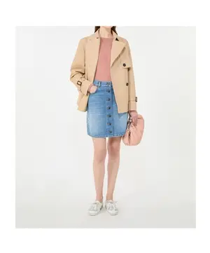 Max Mara Double-breasted Trench Jacket - Beige