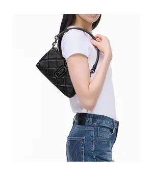 Marc Jacobs The Quilted Snapshot Convertible Shoulder Bag By - Black
