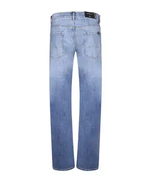 7 For All Mankind Straight-leg Jeans - Blue