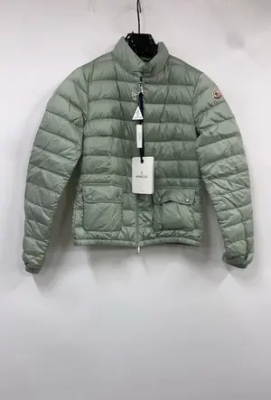 Moncler Lans Zip-up Short Padded Jacket - Grey